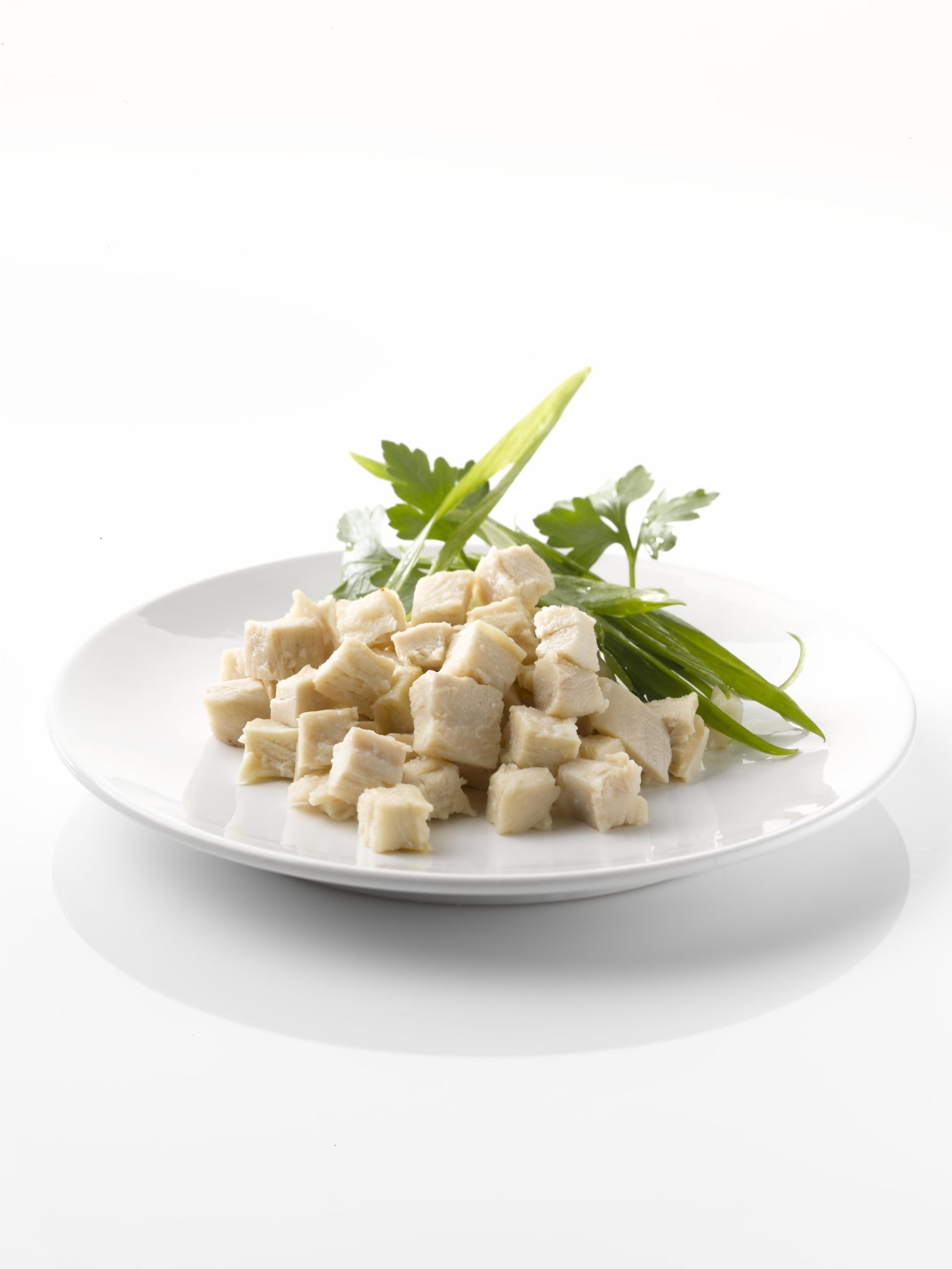 Cubes de poulet cuits rôtis - Volatys