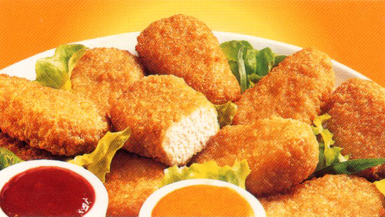 Cooked breaded chicken nuggets standard - Volatys