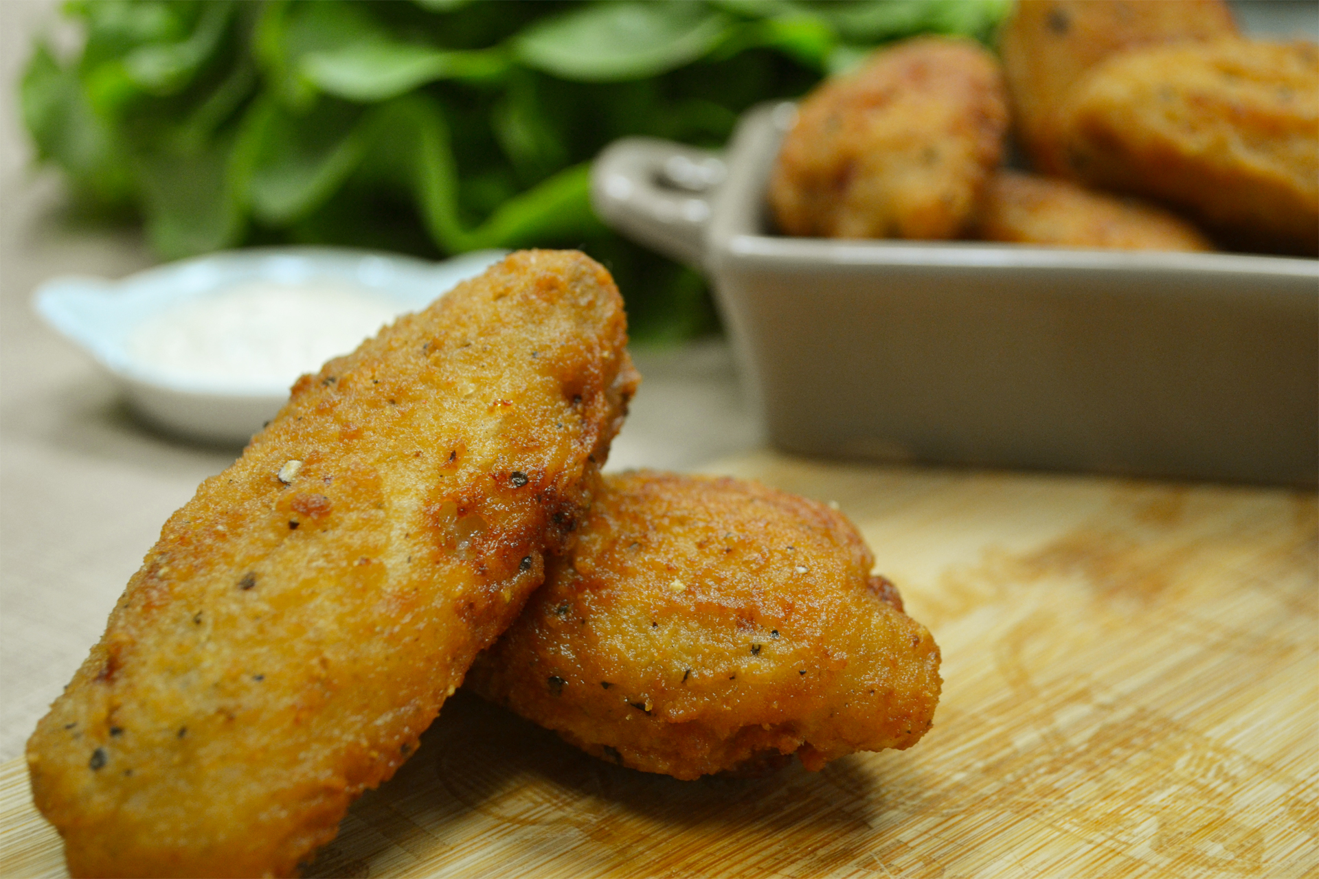 Cooked breaded SFC chicken wingos (mid wings hot & spicy) - Volatys
