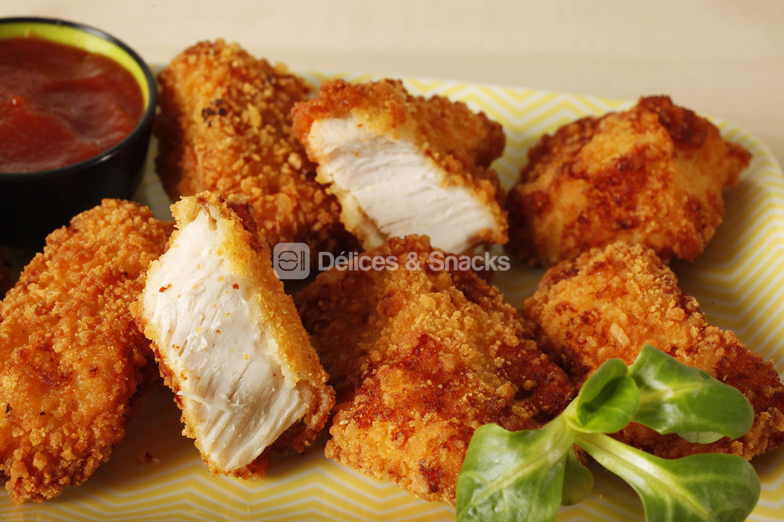 Cooked breaded chicken chunks from breast (whole muscle) - Volatys