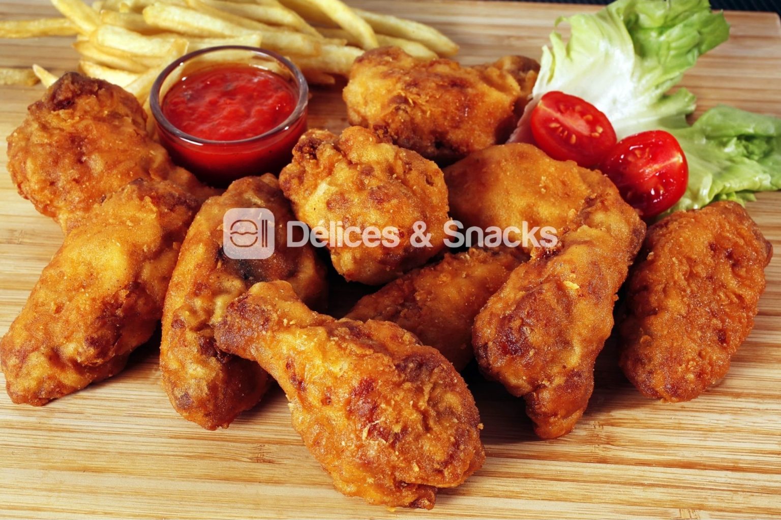 Spicy breaded American Style chicken wings - Volatys